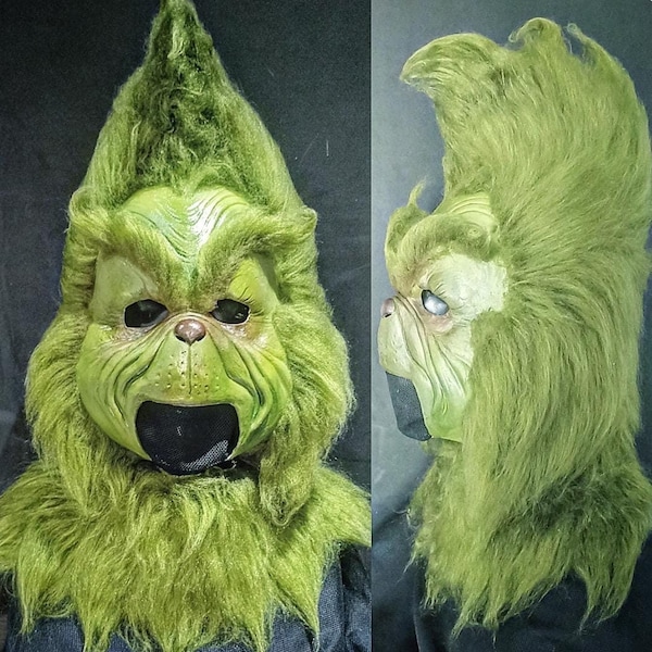 Grinch Mask - Etsy