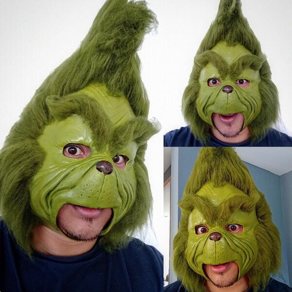 Grinch Mask - Etsy
