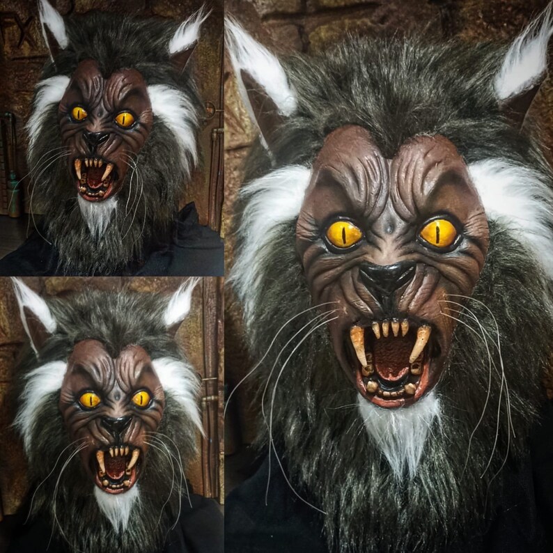 Wolf Thriller Michael Jackson Latex, Mask Monster, LATEX - Etsy