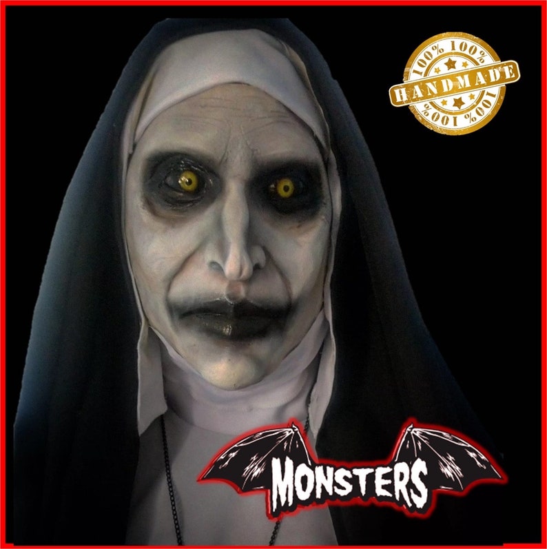 THE NUN Latex Mask - Etsy