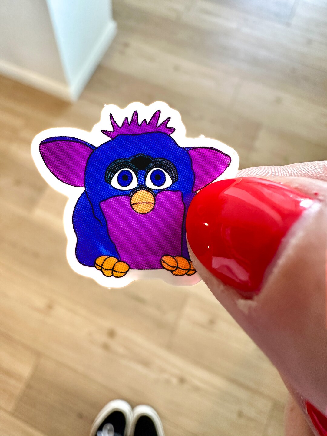 90s Toy Retro Furby Sticker - Waterproof Decal for Waterbottle, Laptop ...