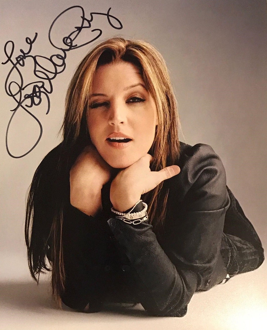 Lisa Marie Presley Autographed 8x10 Photo Reprint Free Shipping - Etsy