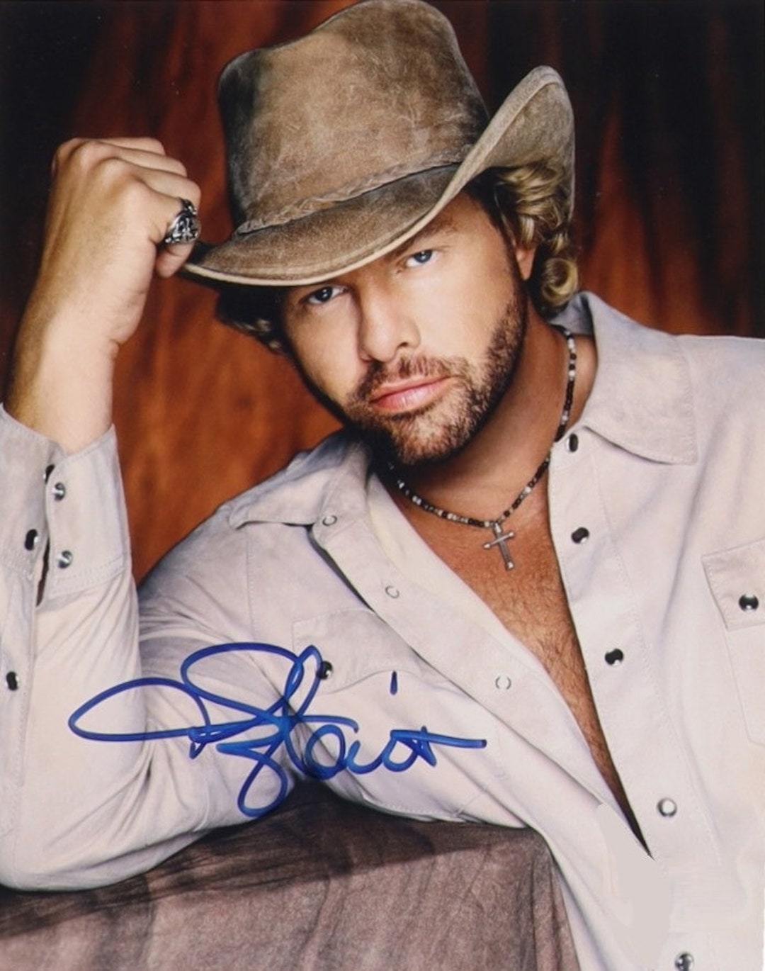 Toby Keith Autographed 8x10 Photo Reprint Free Shipping - Etsy
