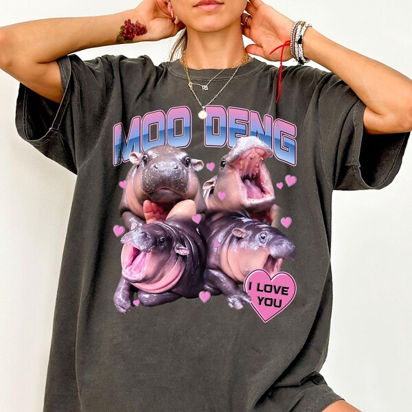 Moo Deng Shirt - Etsy