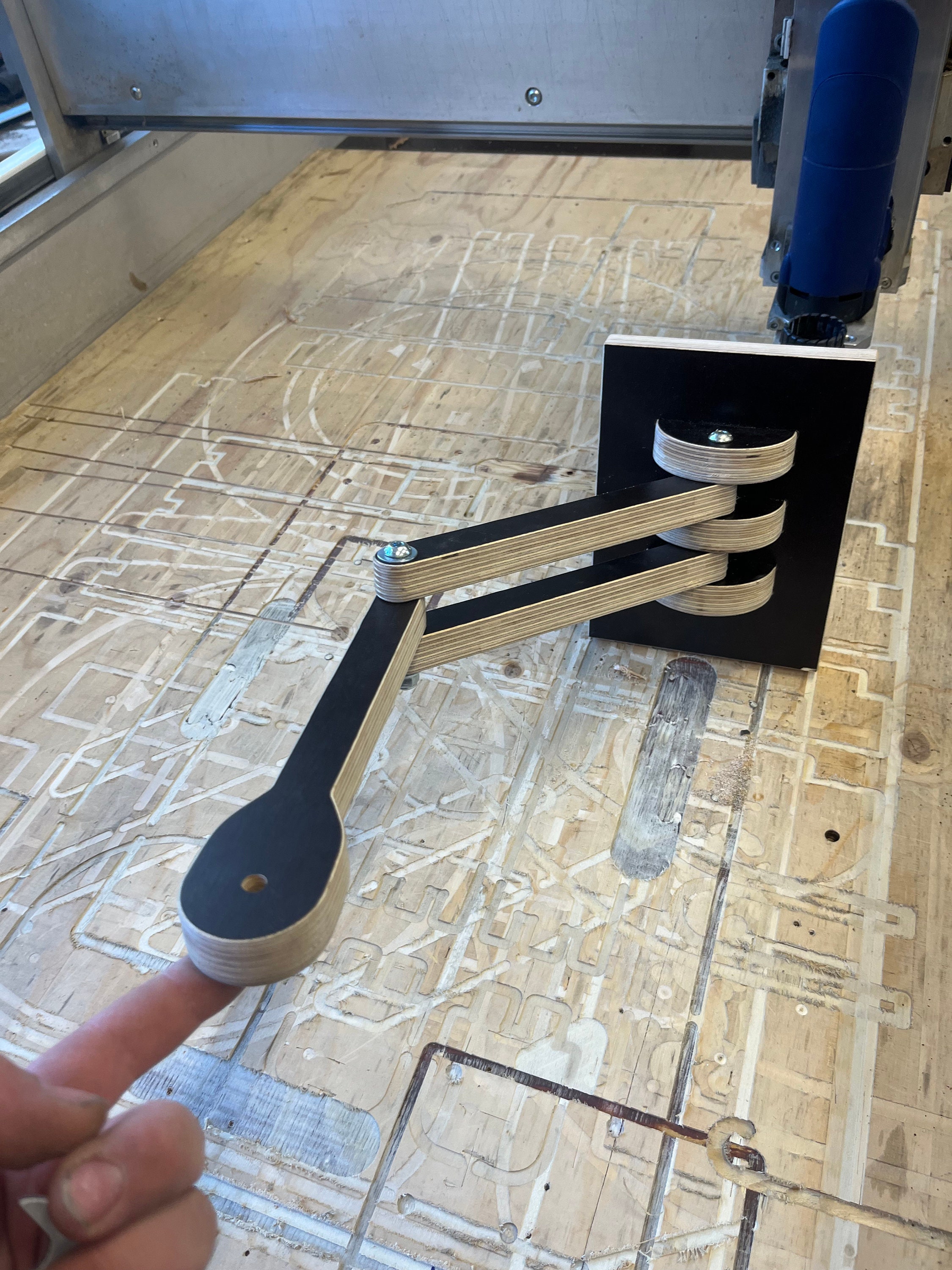 CNC Template for Swivel Arm Notebook, Screen, or Camera Holder, DXF ...