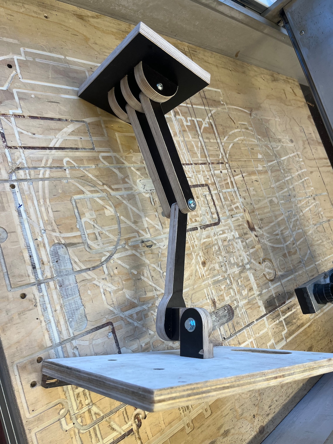 CNC Template for Swivel Arm Notebook, Screen, or Camera Holder, DXF ...