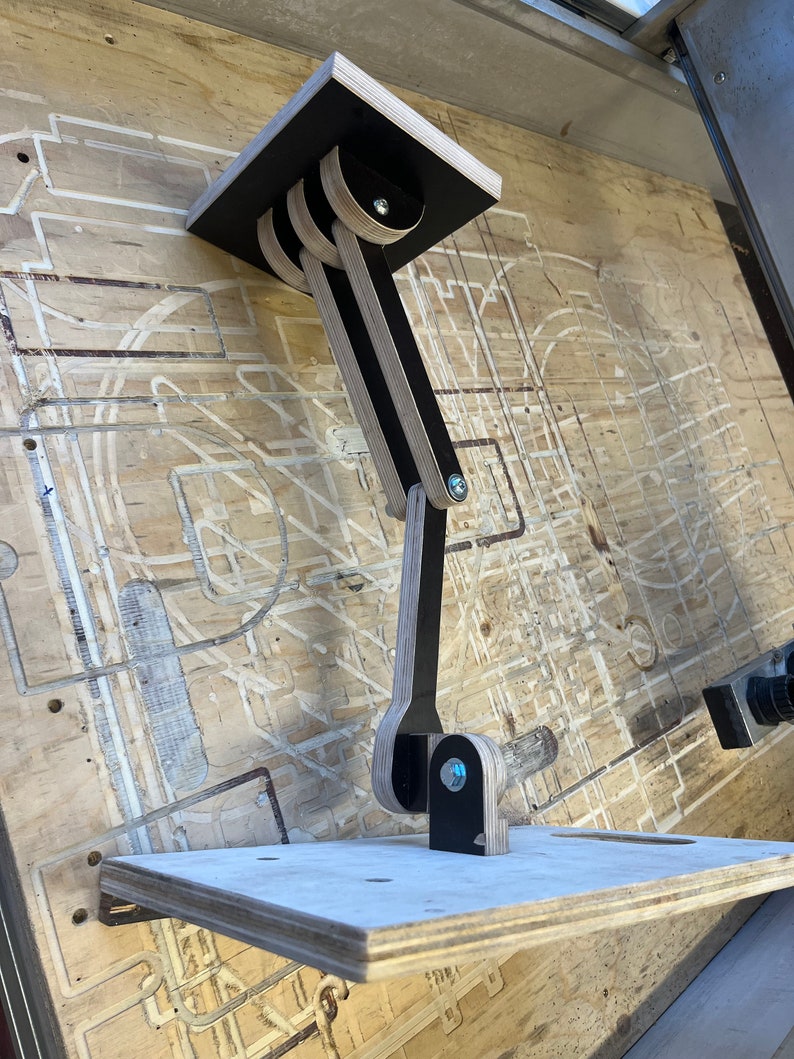 CNC Template for Swivel Arm Notebook, Screen, or Camera Holder, DXF ...