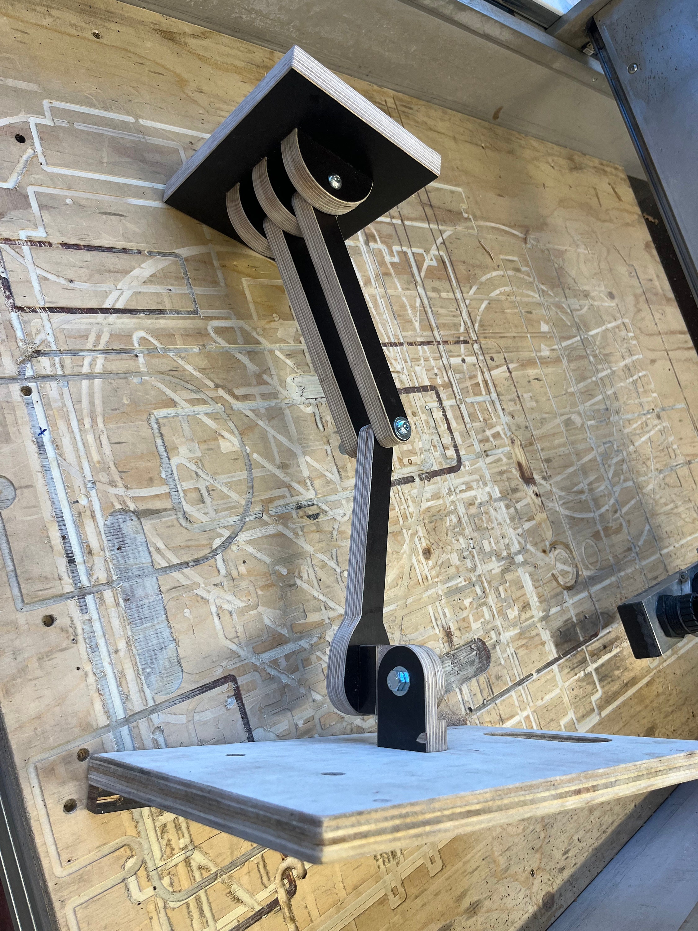 CNC Template for Swivel Arm Notebook, Screen, or Camera Holder, DXF ...