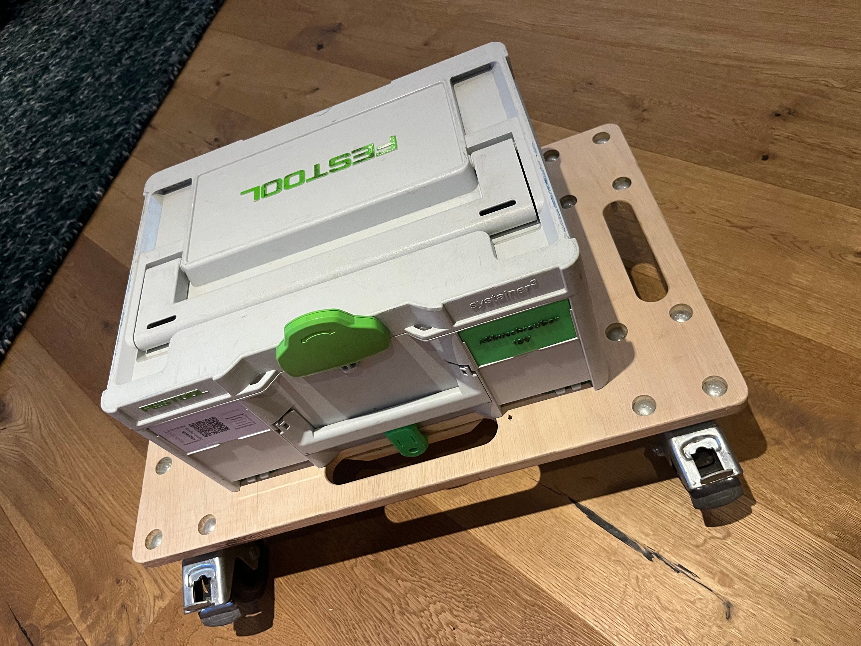 Digital DXF File: Transport Roller Board With Recessed Systainer ...