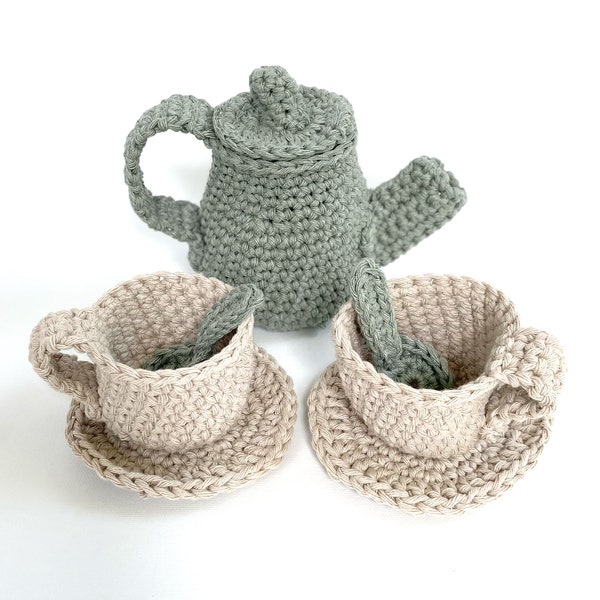 Crochet Tea Set - Etsy