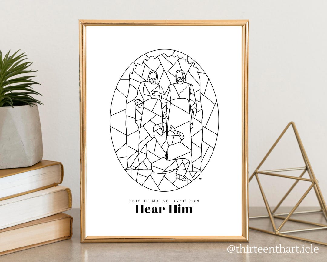 First Vision | Come Follow Me | Hear Him | LDS Printable Art | Sacred ...