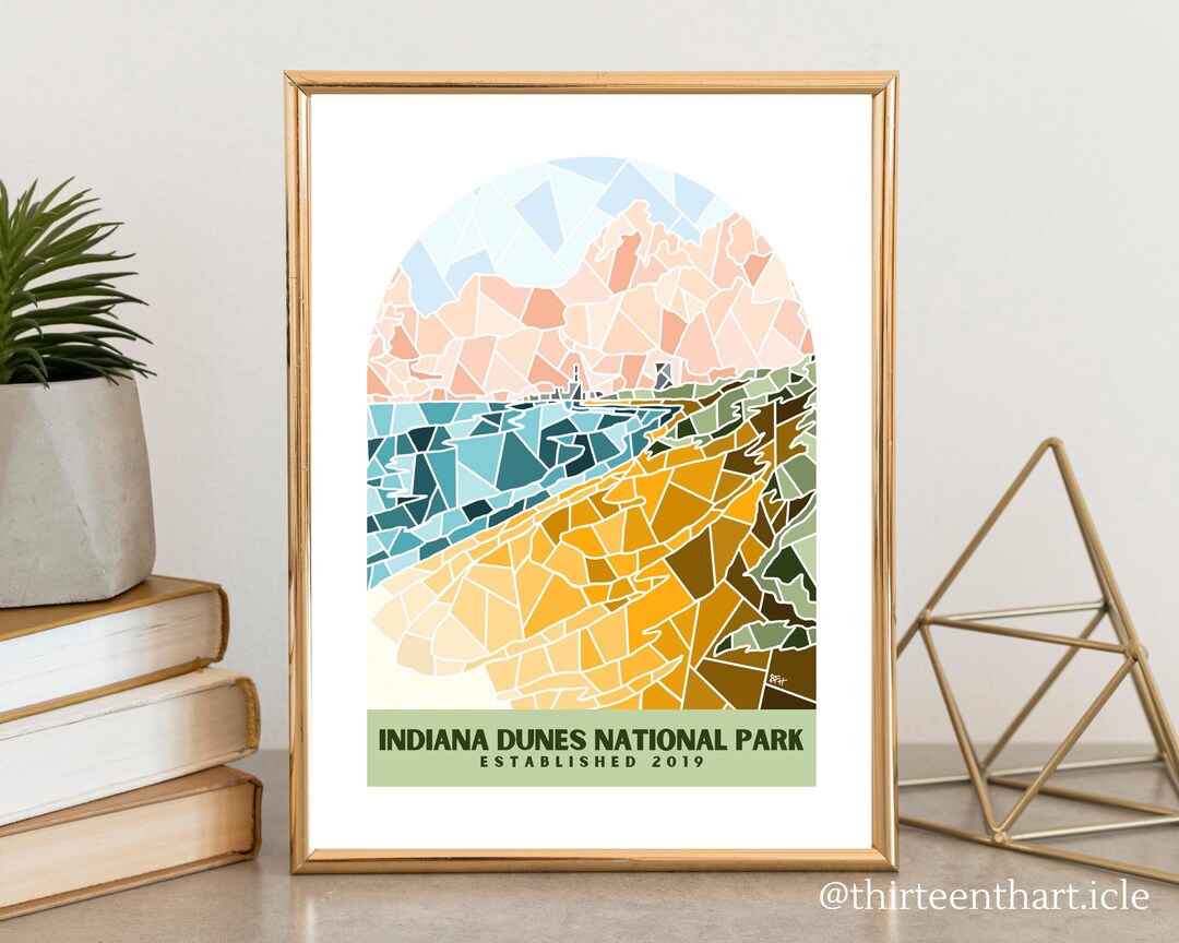 Indiana Dunes Poster Digital Download | Printable Art | National Park ...