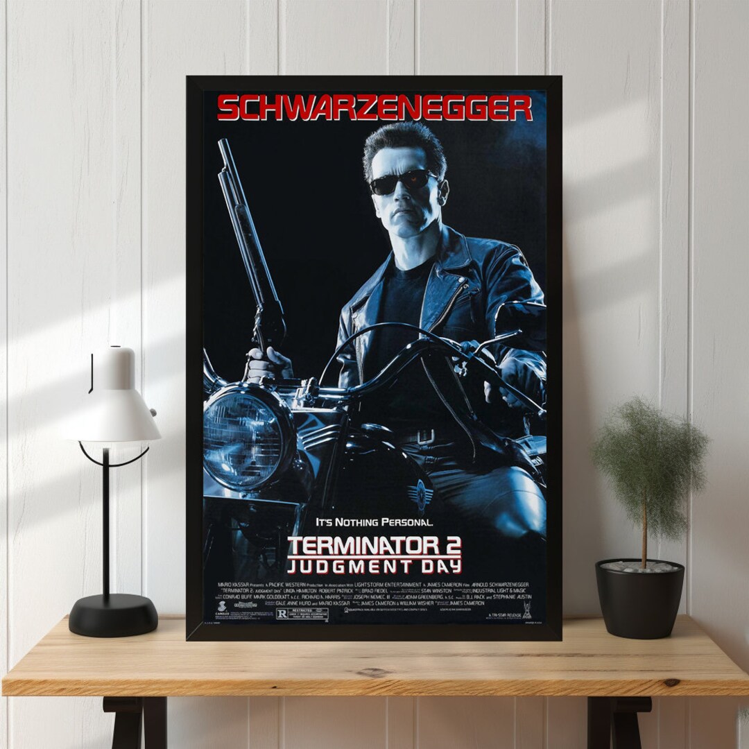 Terminator 2 Judgment Day Movie Poster-room Decor-home Decor-art Poster ...
