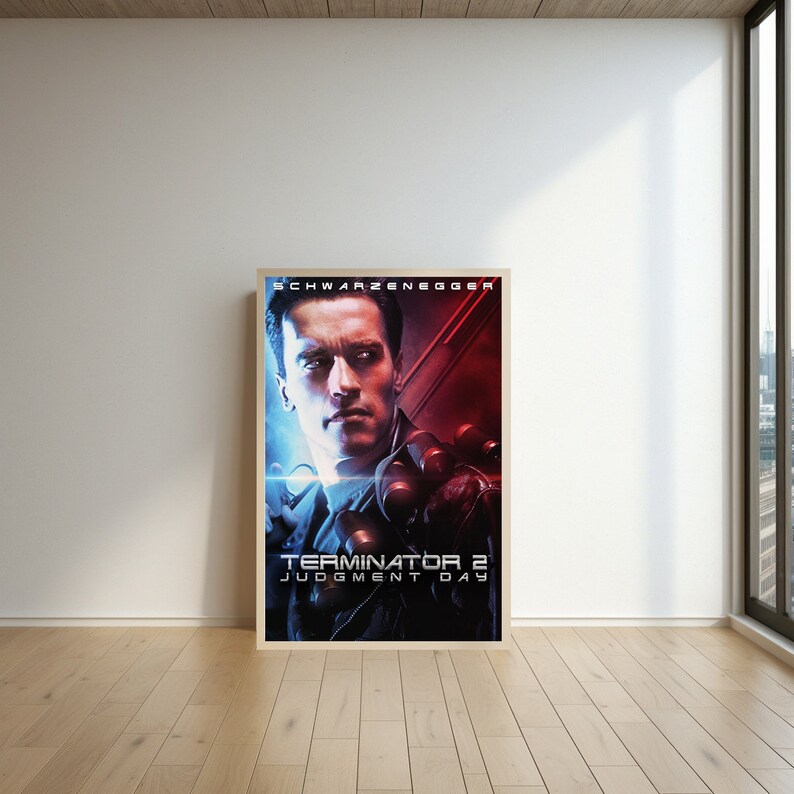 Terminator 2 Judgment Day Movie Poster-room Decor-home Decor-art Poster ...