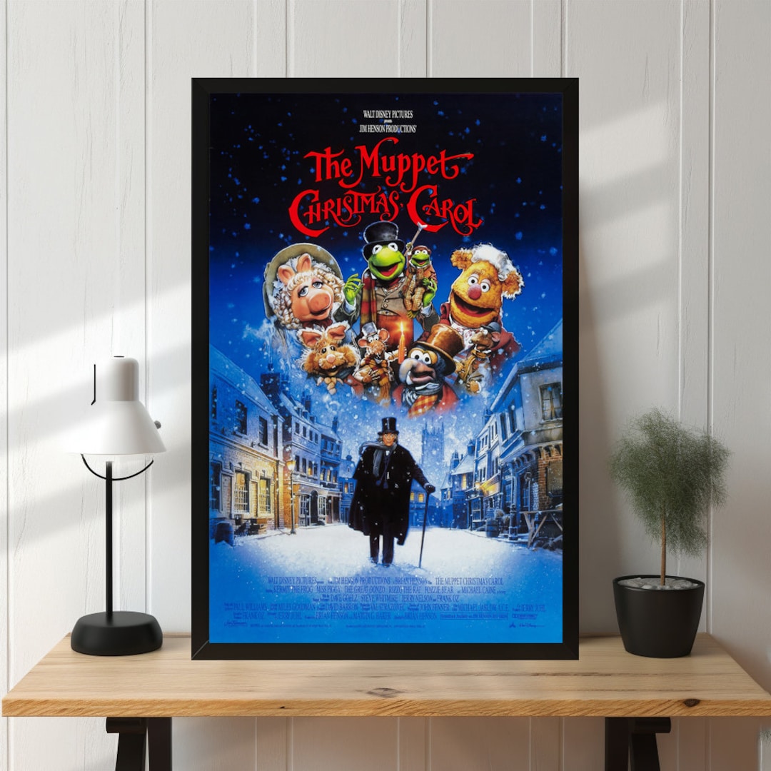 The Muppet Christmas Carol Movie Poster-room Decor-home Decor-art ...
