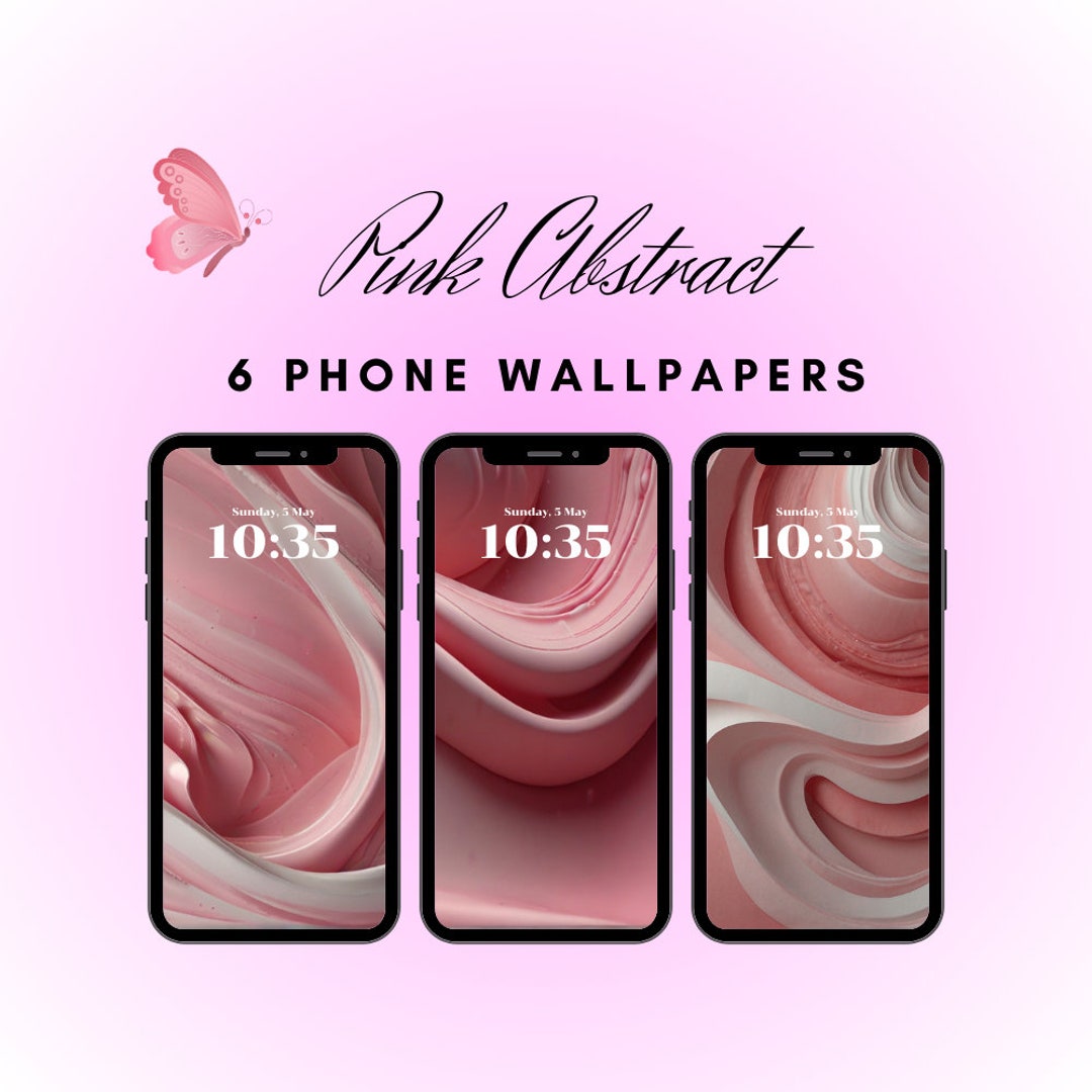 Pink Abstract Wallpaper, Abstract Wallpaper, Pink and White Wallpaper ...