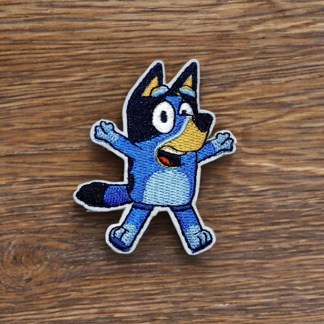 Bluey Heeler Patch 2.5” - Iron On, Cute for Jackets, Hoodies, Backpacks ...