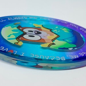 Bluey Fridge Magnet, Bingo Heeler, Mom Mum I Love You Quote, Cute ...