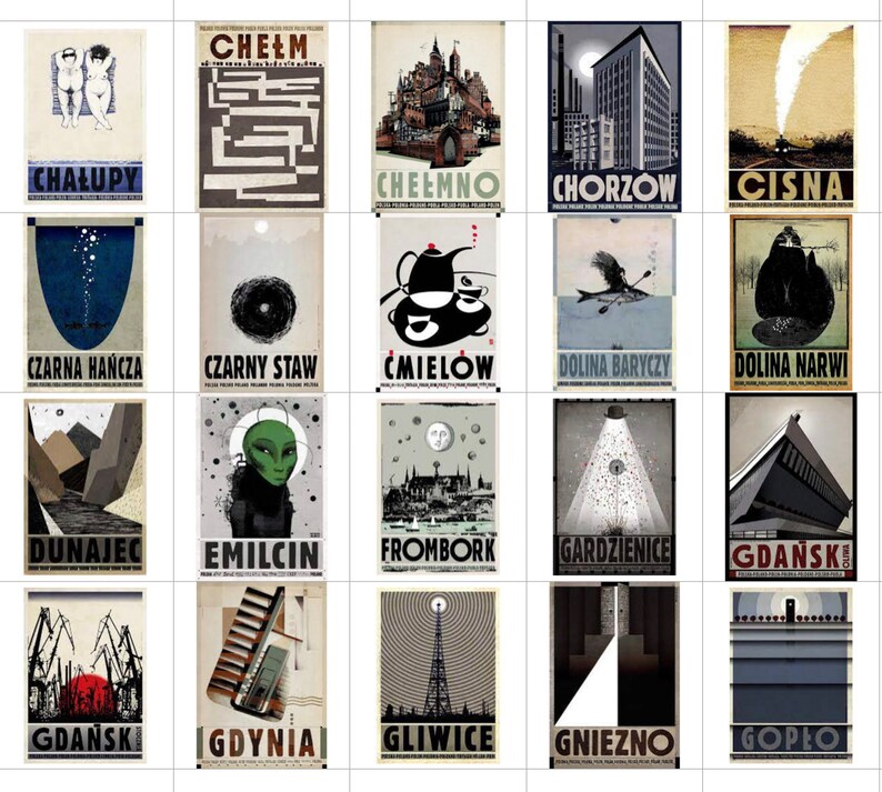 Wawel Poland Poster by Ryszard Kaja Polish 98x68 B1 Dragon Smok ...