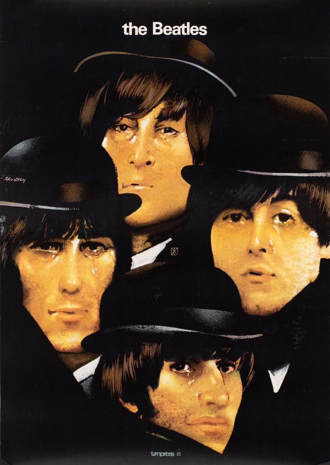 The Beatles Original Poster by Waldemar Swierzy Polish School of Poster ...