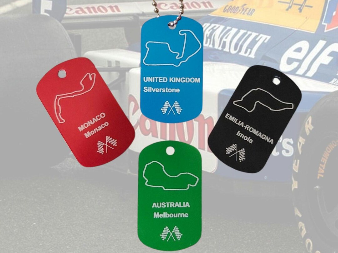F1 Keyring, Formula 1 Tracks Maps 2024, Aluminium Keychain - Etsy