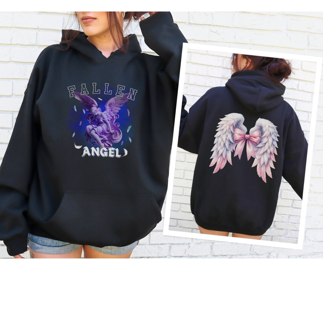 Fallen Angel Wings Hoodie, Wings Hoddie,guardian Angel Hoodien,angel ...