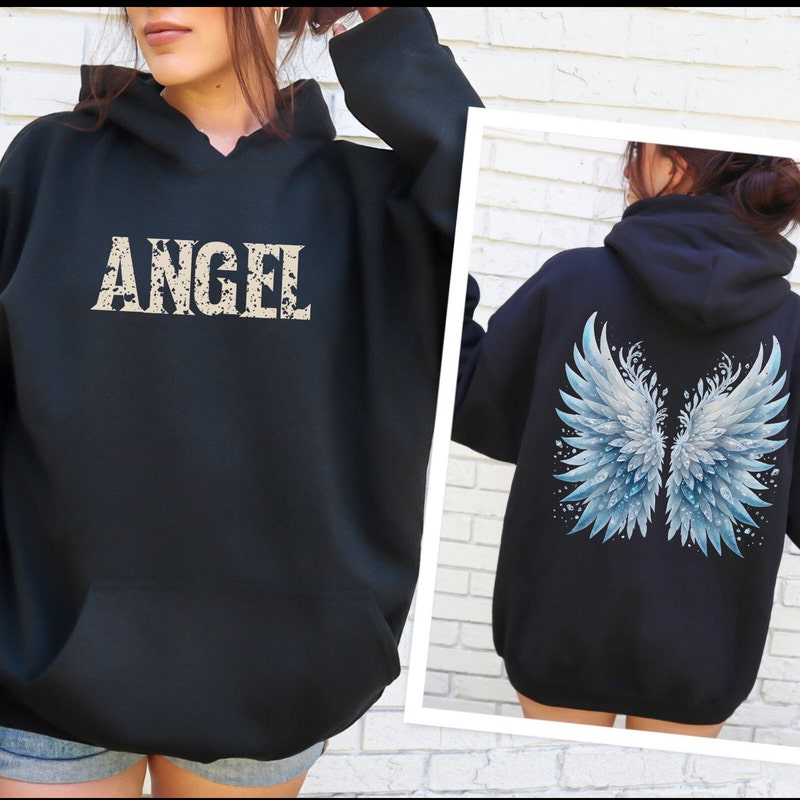 Womens Angel Wings Sweatshirt - Etsy