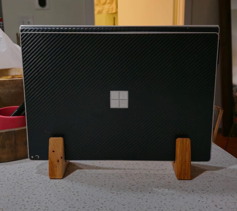 Wood Laptop Stand and Dock - Etsy