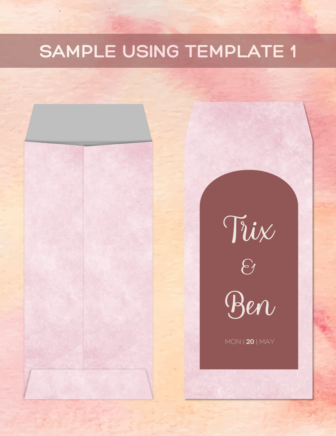 Money Envelope Templates Drag and Drop Canva Frame Templates - Etsy