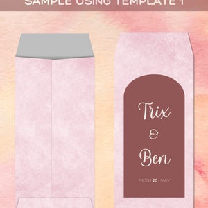 Money Envelope Templates Drag and Drop Canva Frame Templates - Etsy