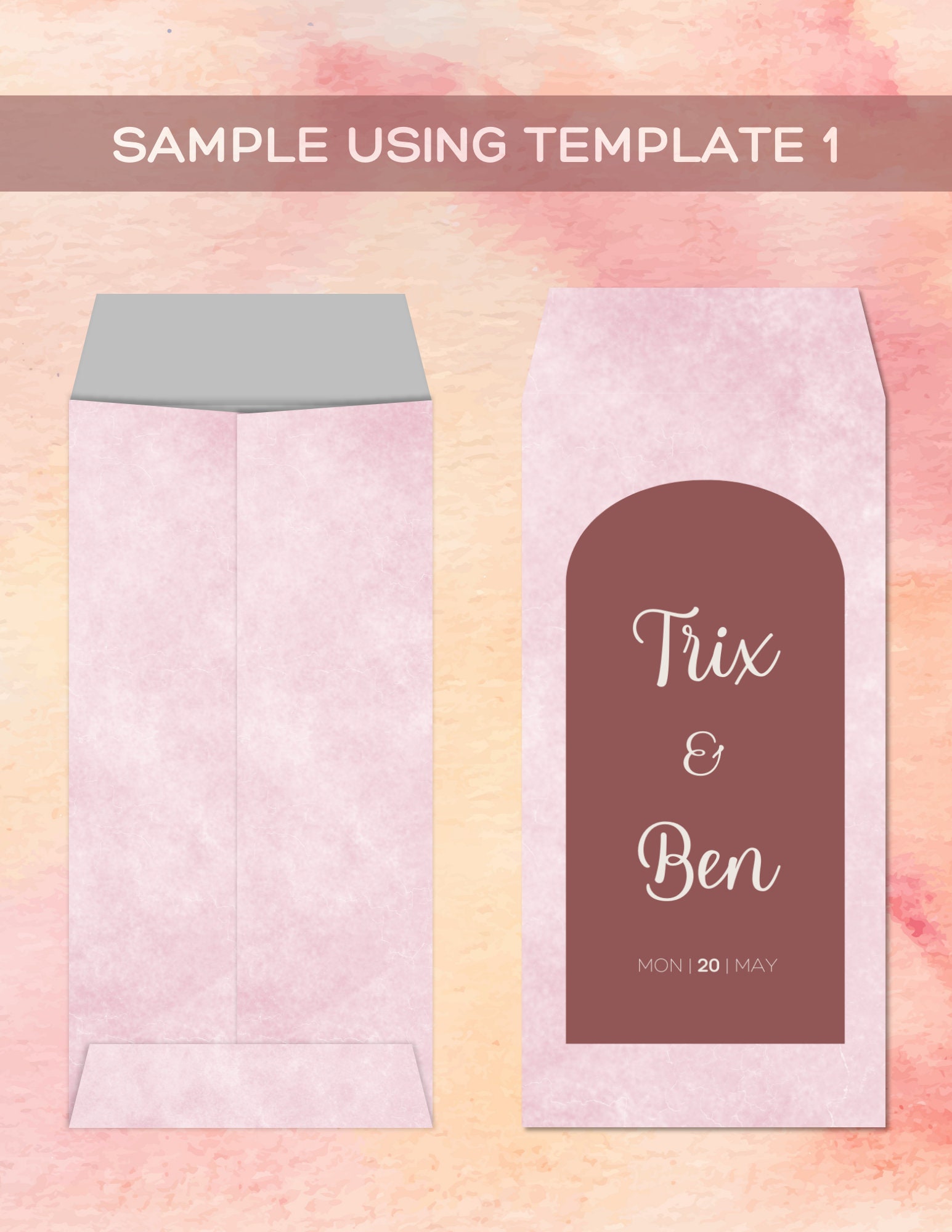 Money Envelope Templates Drag and Drop Canva Frame Templates - Etsy