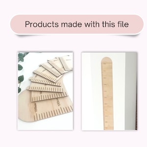 Growth Chart Ruler SVG: 180cm Kids Height, 9 Piece Laser Cut Files ...