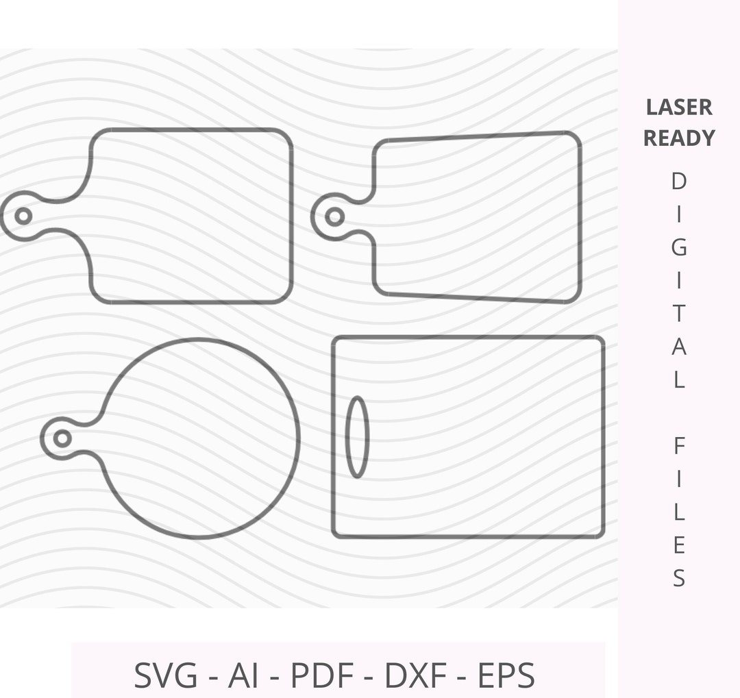 Cutting Board, Engraving Board Shapes, Chopping Board 4 Shapes ...