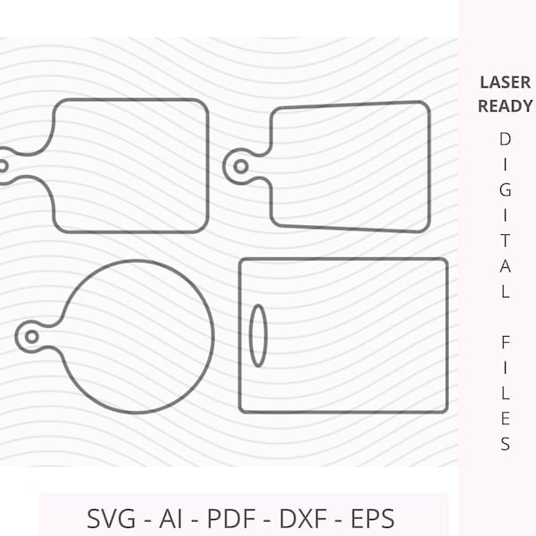 Cutting Board Shape Svg - Etsy