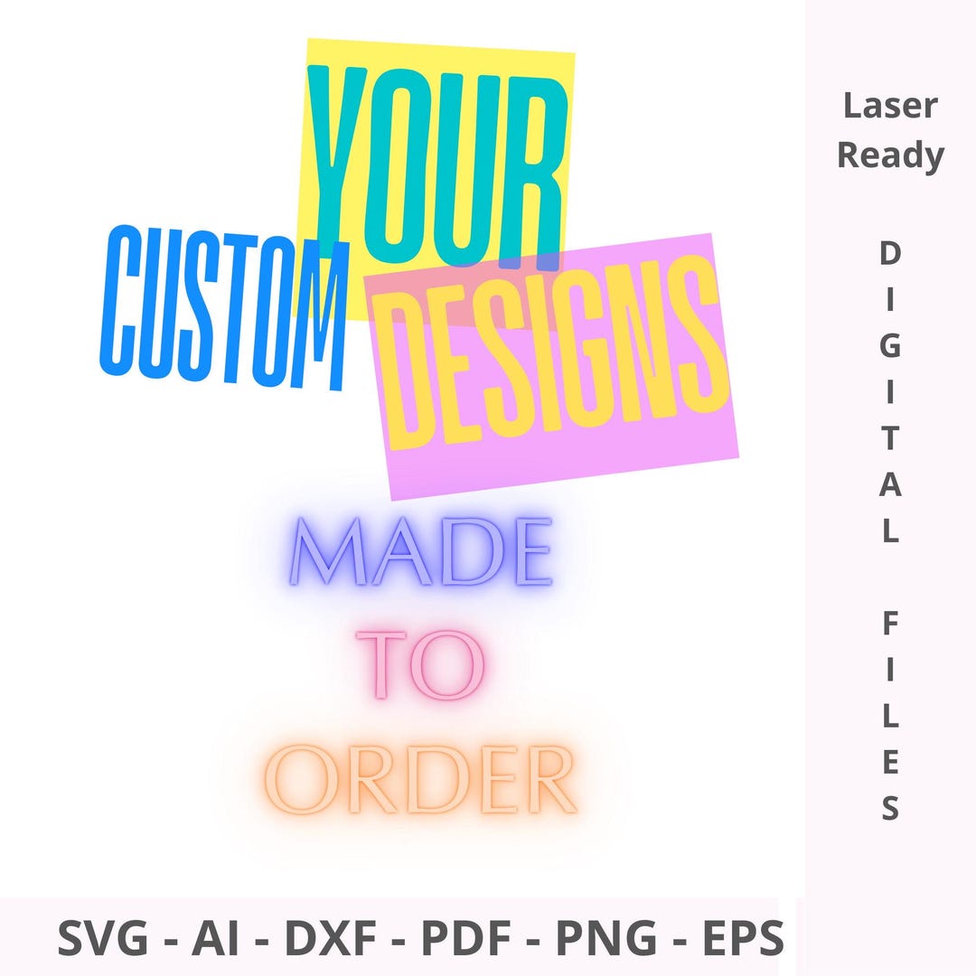 Custom Digital Design SVG DXF Files | Digital Cut Files Cricut Files ...