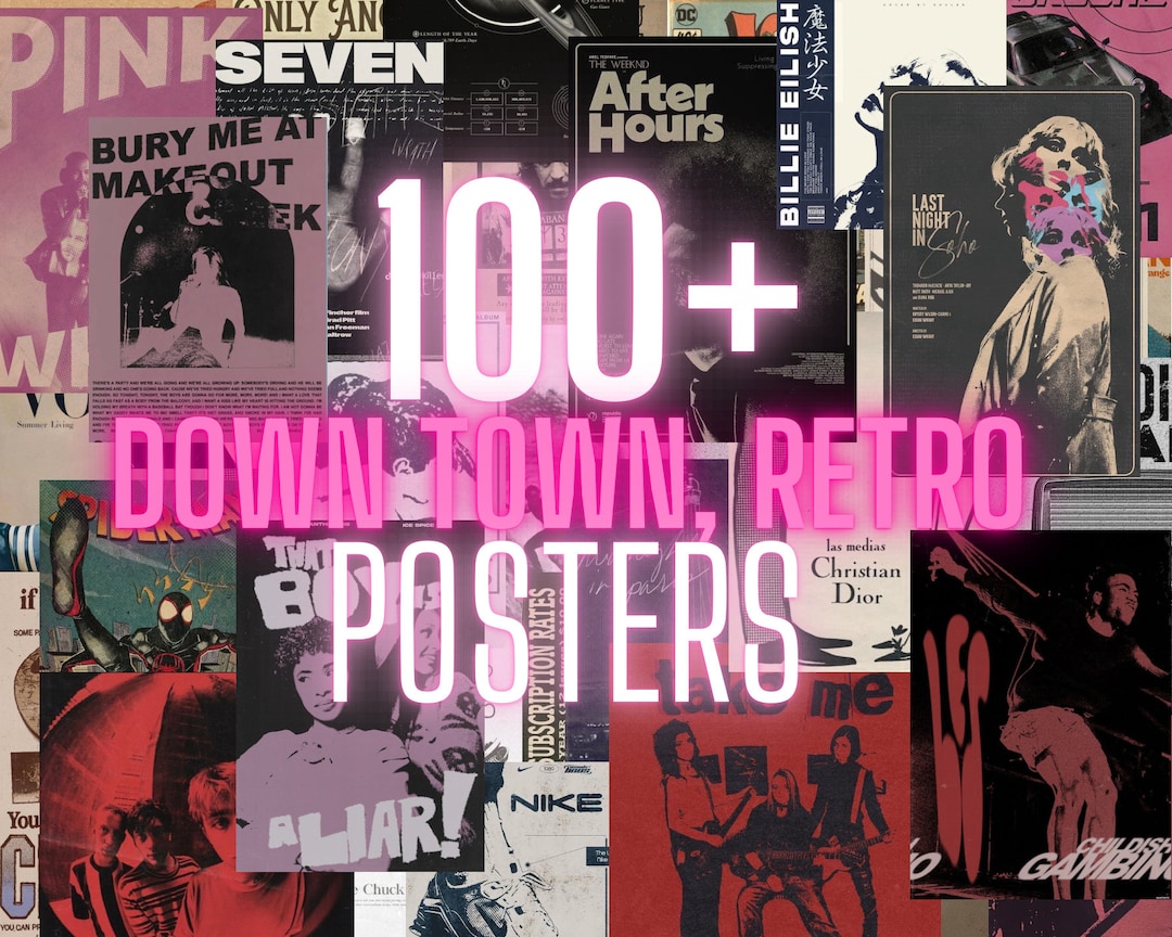 A Collection of 35 Unique Digital Poster Designs. Inspired by Downtown ...