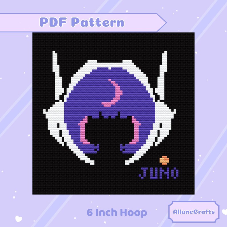 Juno Silhouette | Overwatch Cross Stitch Pattern | Medium | 6 Inch Hoop ...