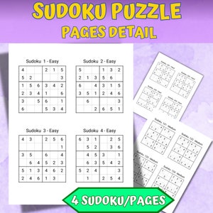 Printable Sudoku 6x6 for Kids | 360 Puzzles With Solutions | Easy ...