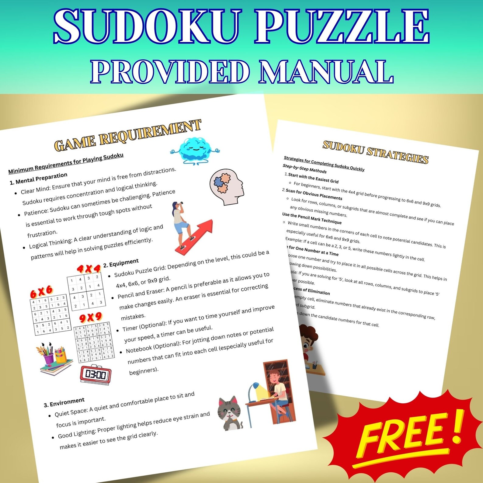 360 Challenging 9x9 Sudoku Puzzles for Adults Easy, Medium, Hard Level ...