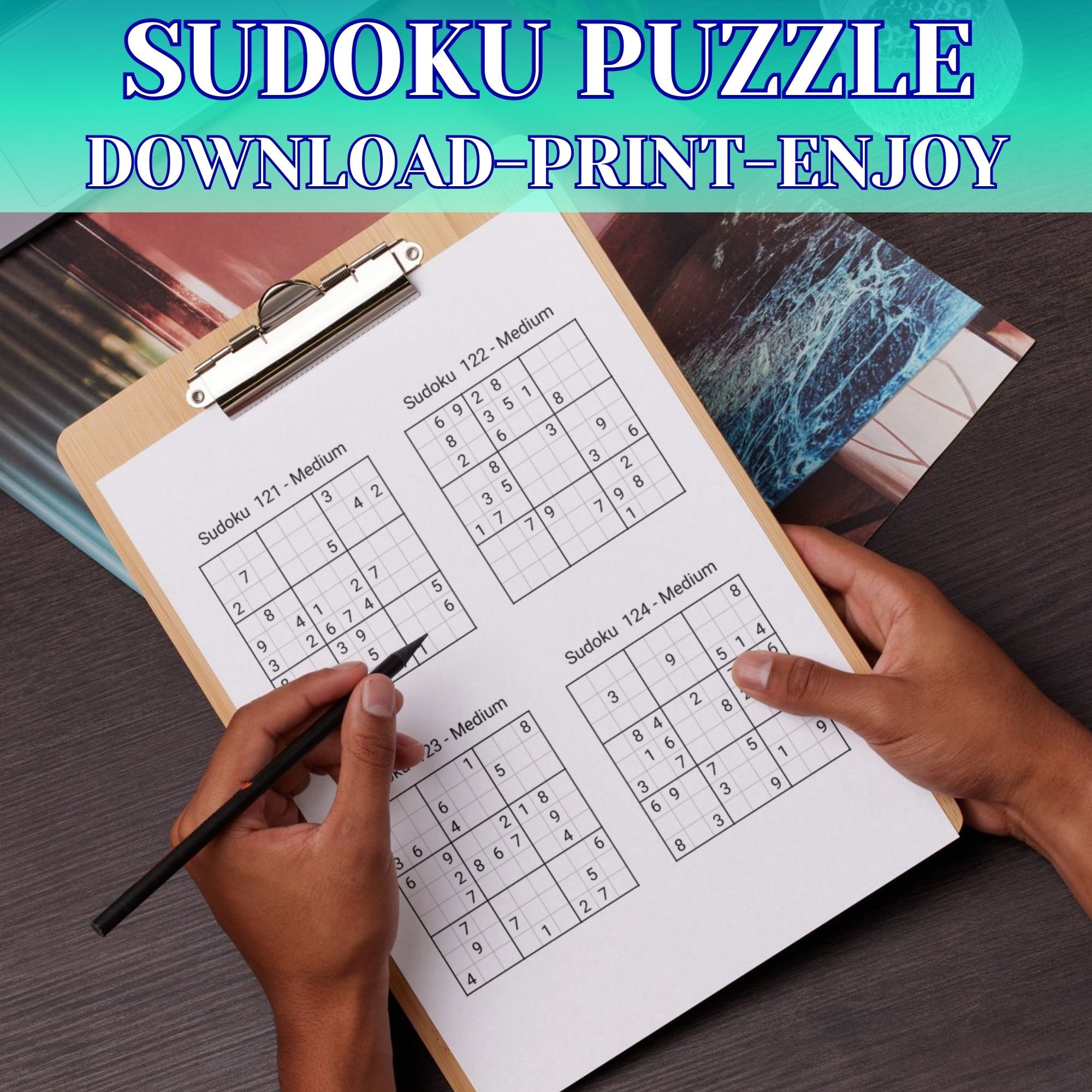 360 Challenging 9x9 Sudoku Puzzles for Adults Easy, Medium, Hard Level ...