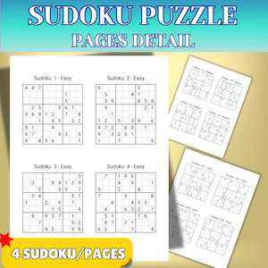360 Challenging 9x9 Sudoku Puzzles for Adults | Easy, Medium, Hard ...