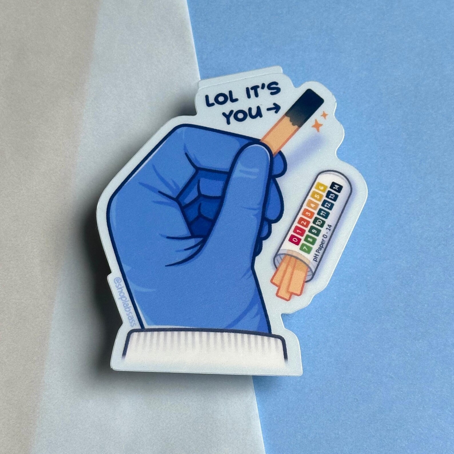 Basic AF Ph Vinyl Sticker | Funny Science Stickers, Cute Science ...
