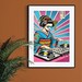 Geisha DJ Pop Art Japanese Culture Meets Modern Music, Digital Download ...