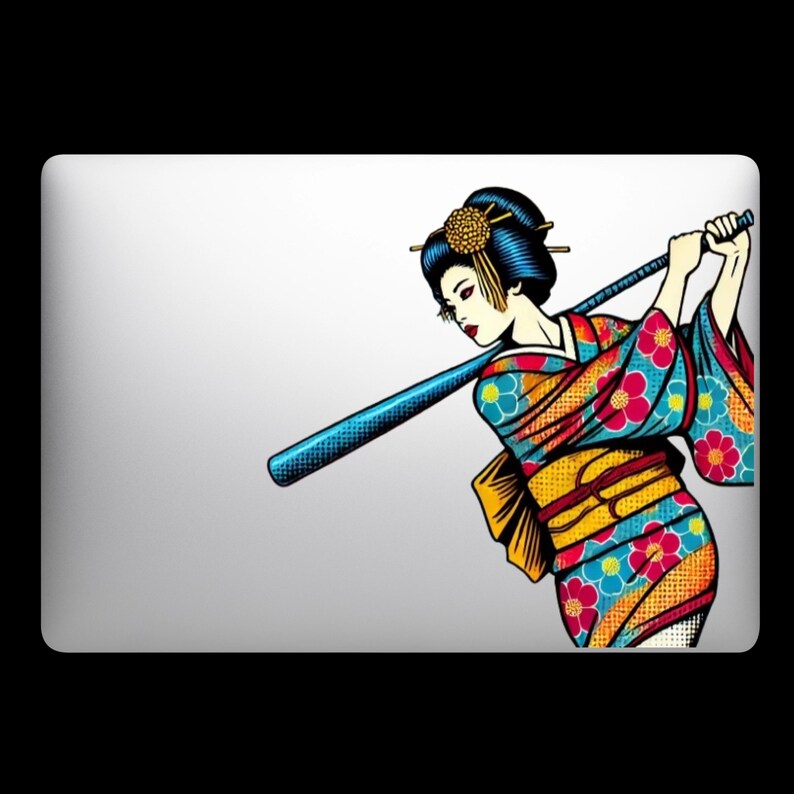 Geisha Sports Laptop Stickers PNG Set | 5 Sports Decals for DIY ...
