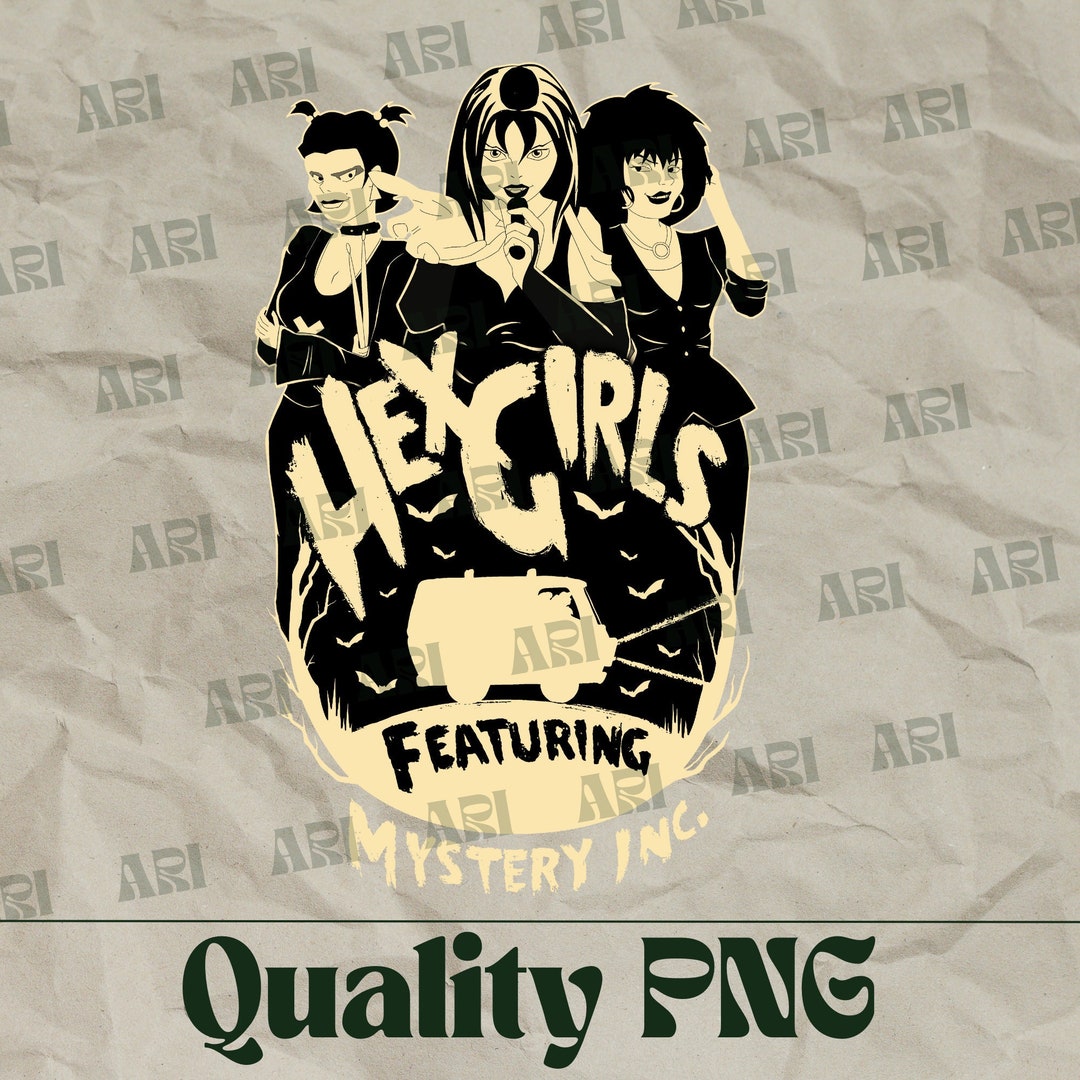 Retro Hex Girls Png, the Hex Girls Rock Band Png, Halloween Retro 90s ...