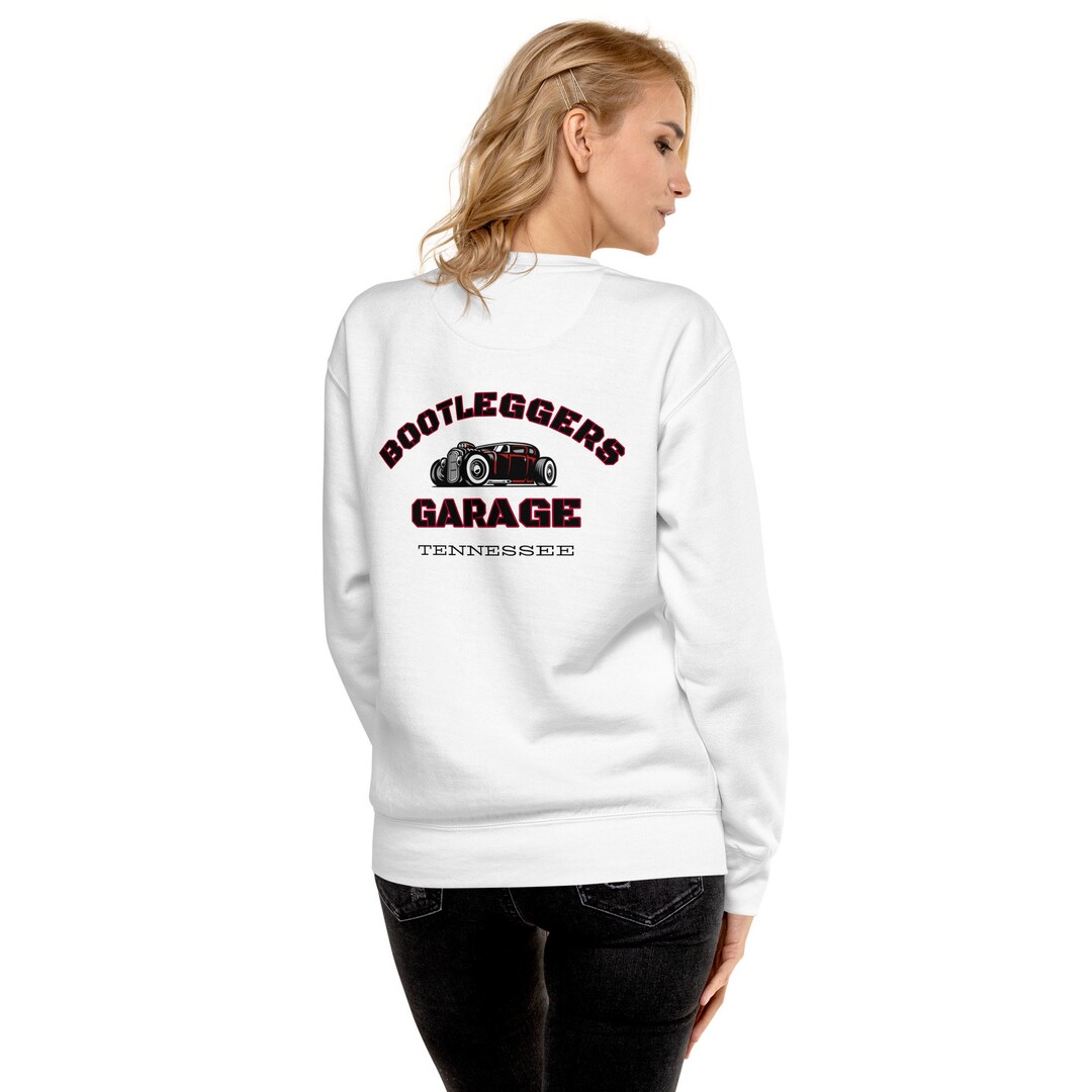 Bootleggers Garage Tennessee With Hot Rod Unisex Premium Sweatshirt - Etsy