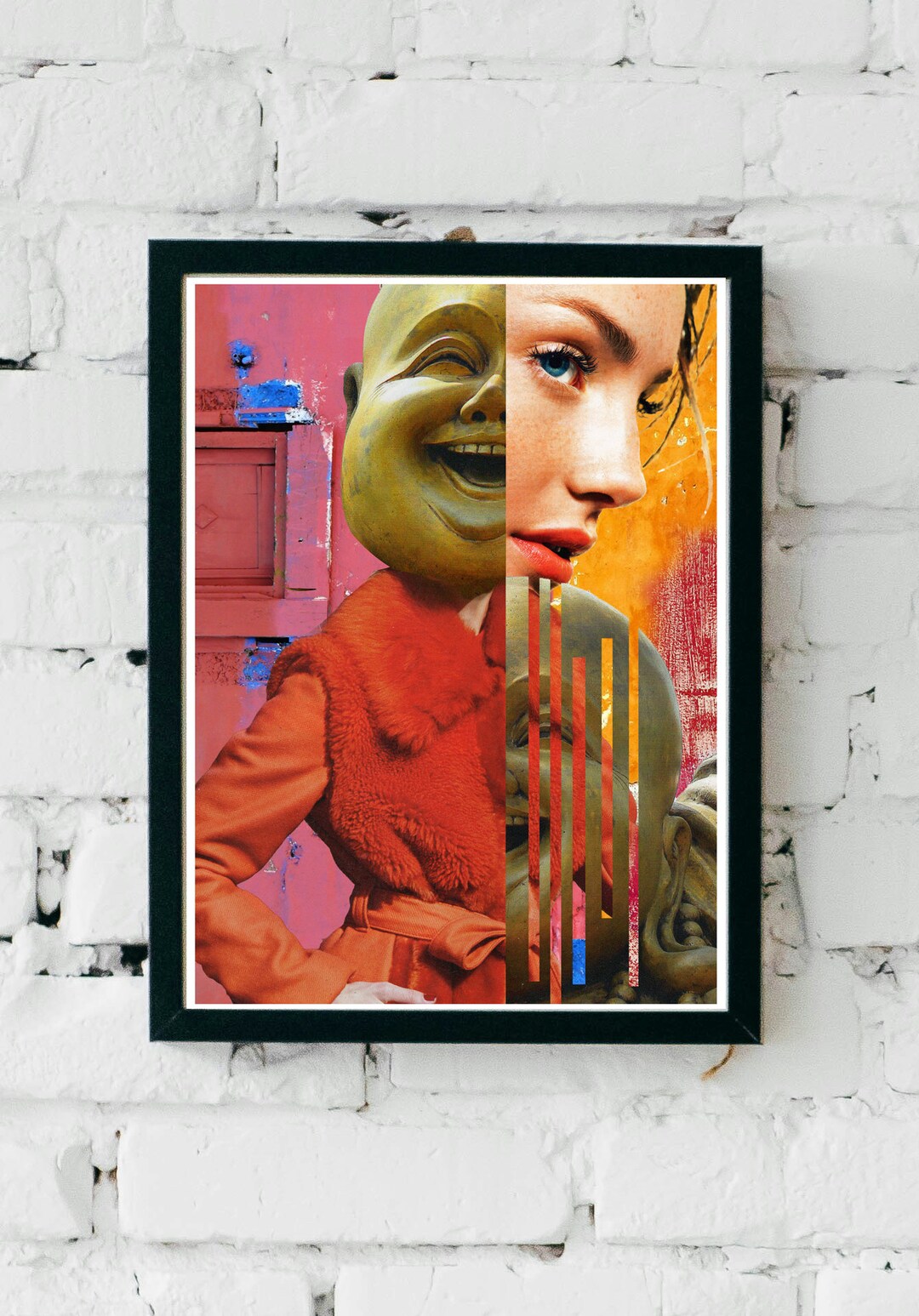 Wall Collage Art Buddha, Collage Poster, Poster Art, Collage Arte, Bed ...