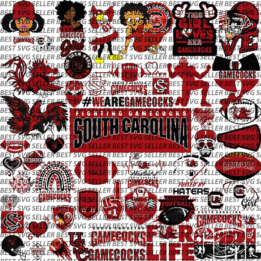 Gamecocks SVG, Basketball SVG, South Carolina, Football SVG, Collage ...