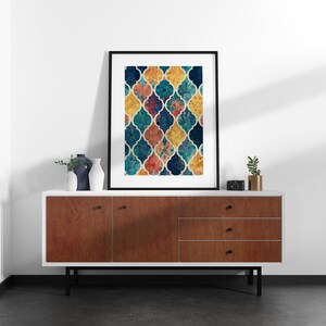 Traditional Islamic Pattern Print, Islamic Geometric Artwork, Islamic ...