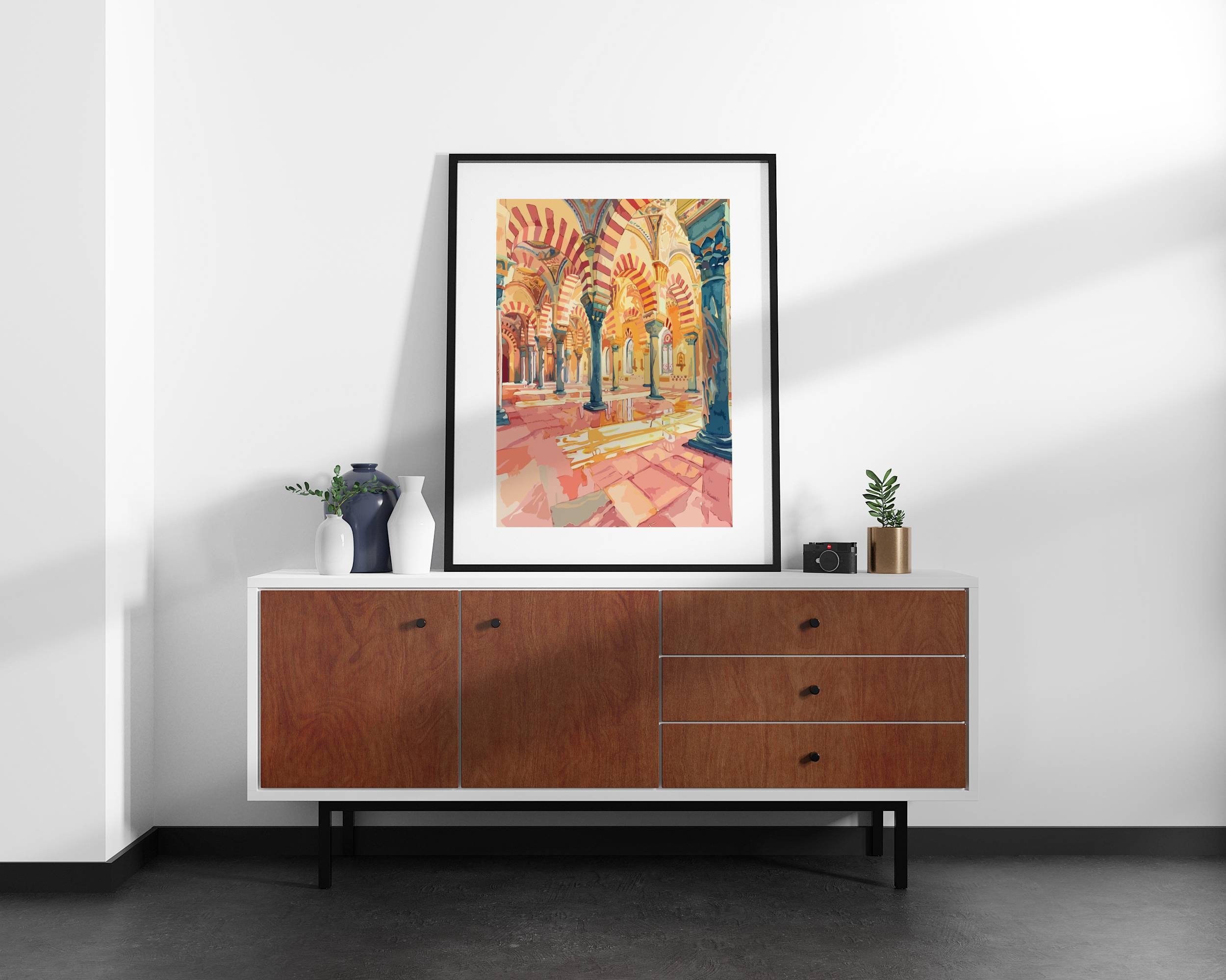 Mosque Cathedral of Cordoba Art Print, Spanish Heritage Wall Decor ...